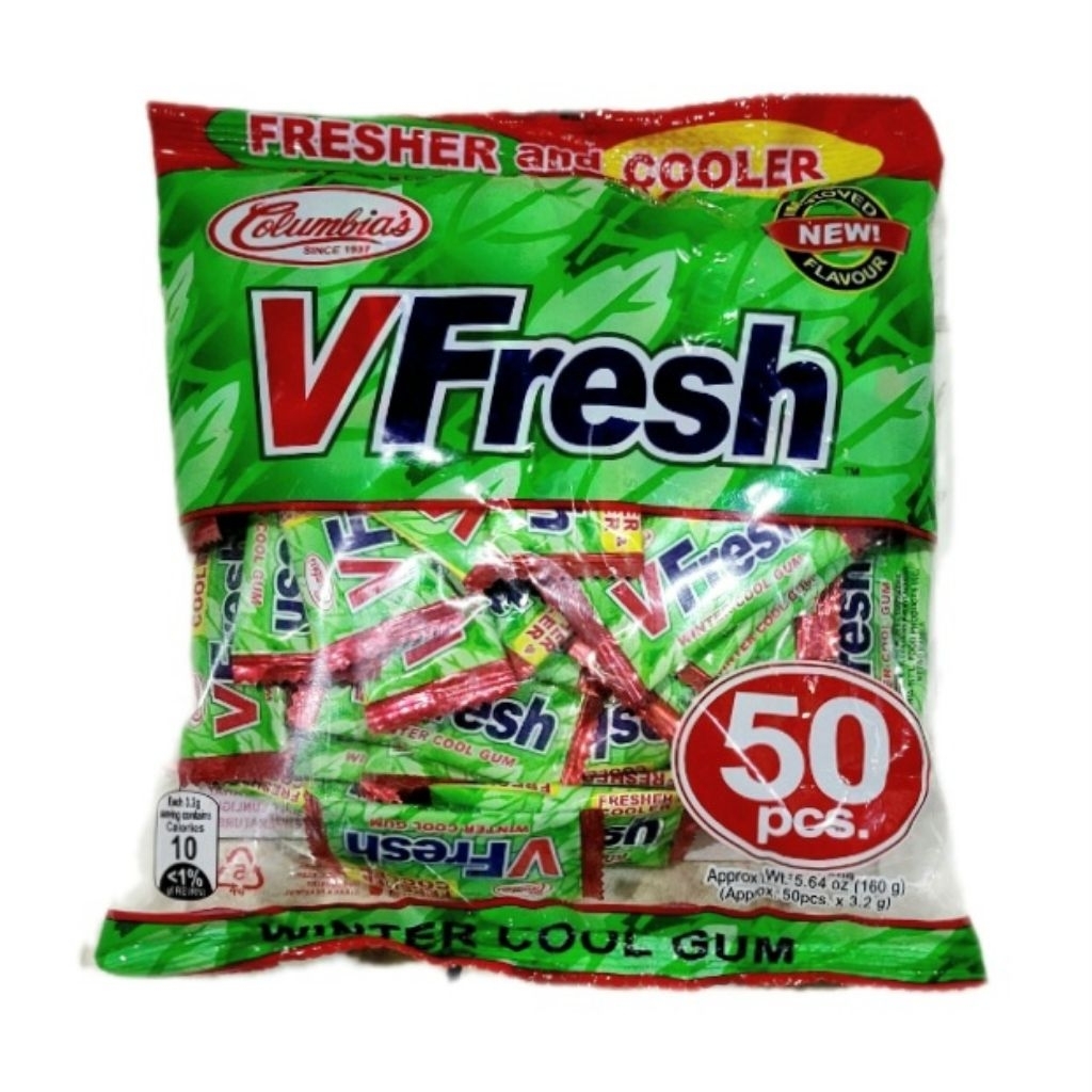 VFresh Wintercool Gum 50s | Shopee Philippines
