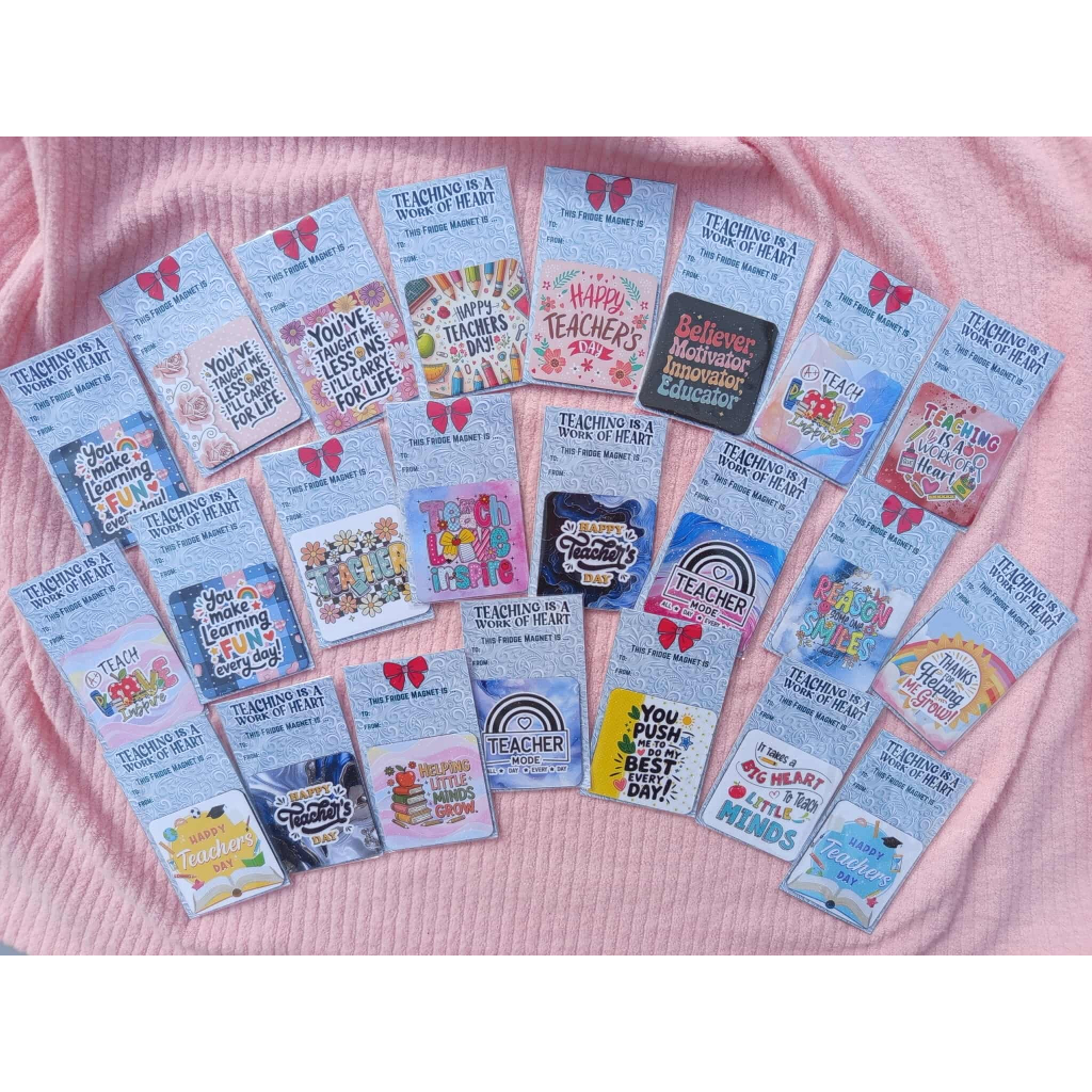 20pcs REF MAGNET . WHOLESALE Teachers Day Gift Ideas, Ref Magnet 2x2 ...