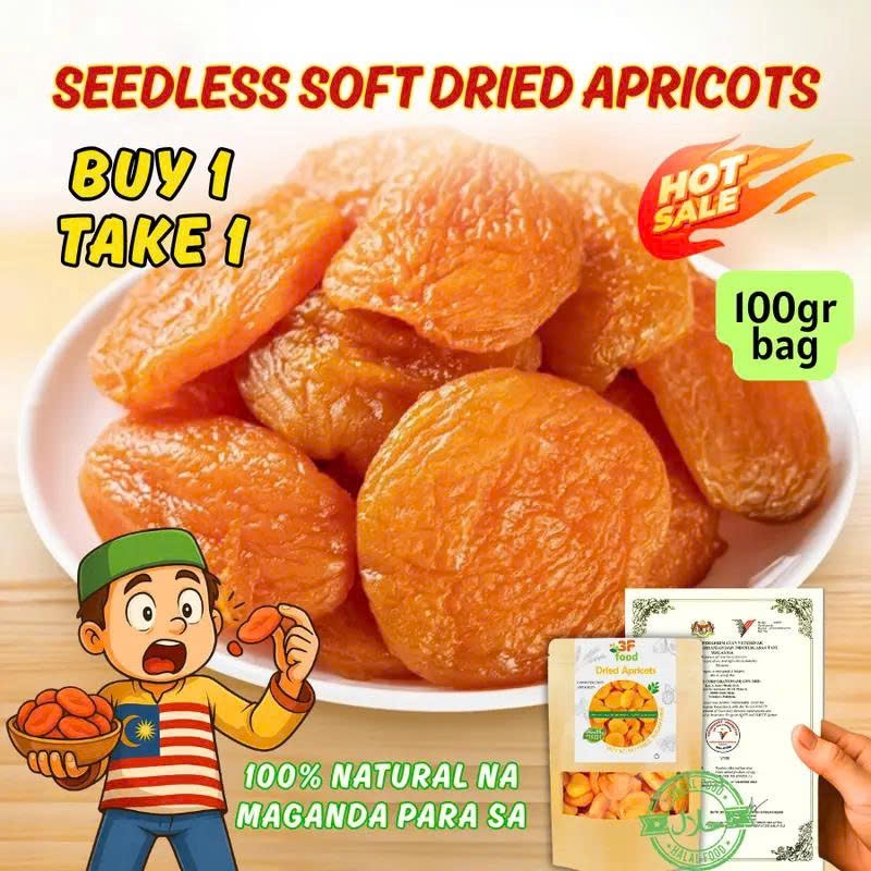 BUY 2 TAKE 2 Dried Apricots (Pinatuyong Prutas ng Aprikot) | Shopee ...