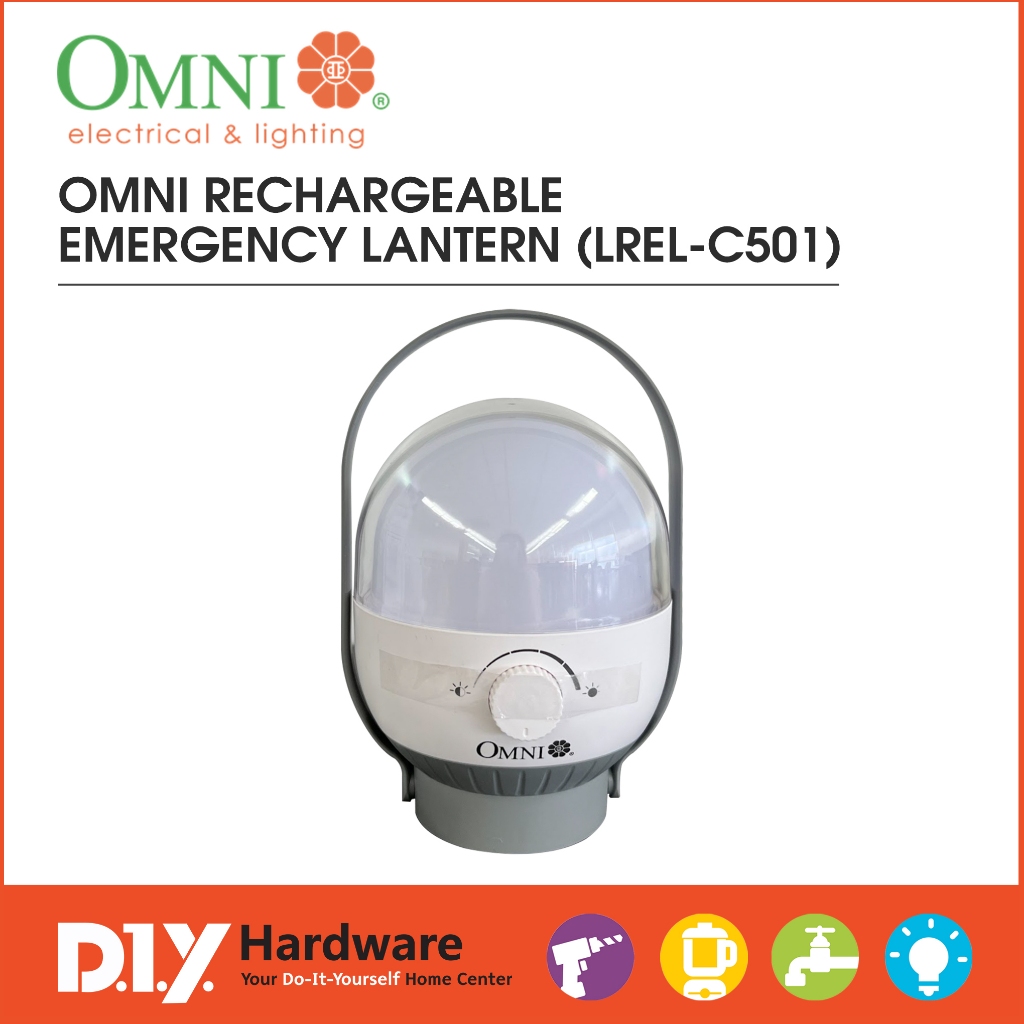 OMNI LED Rechargeable Emergency Lantern - LREL-C501 | Shopee Philippines