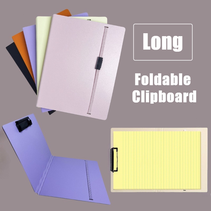 Long Clipboard Foldable Writing Pad Fit Yellow Pad Clip Board Folding ...