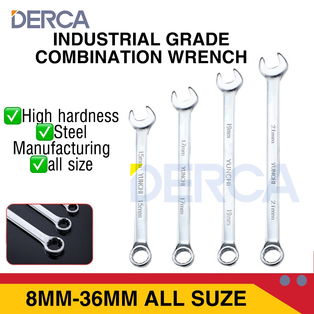 Combination Wrench Wrench 30"mm -36"mm Heavy Duty Dual Combination Open Gear Spanner Socket ...