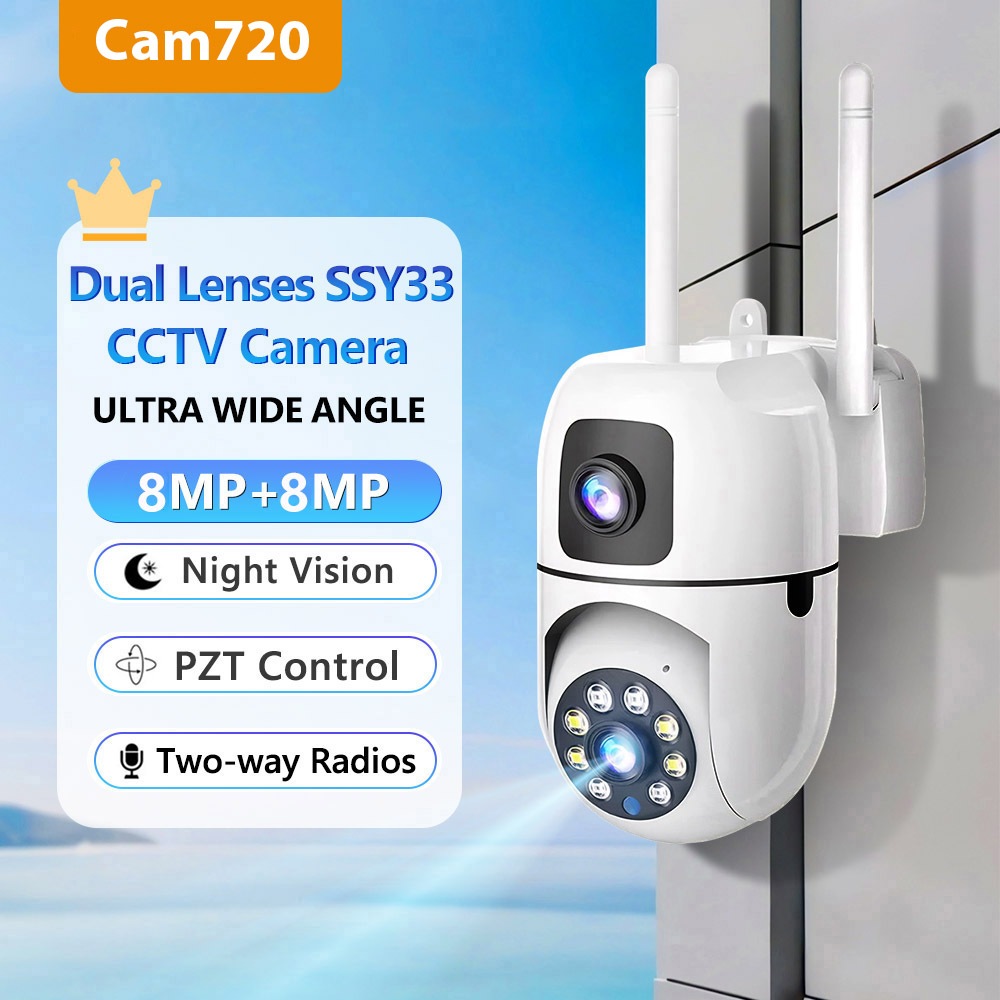CCTV Camera Cam720 5G Waterproof Outdoor Dual Lens waterproof No WIFI ...