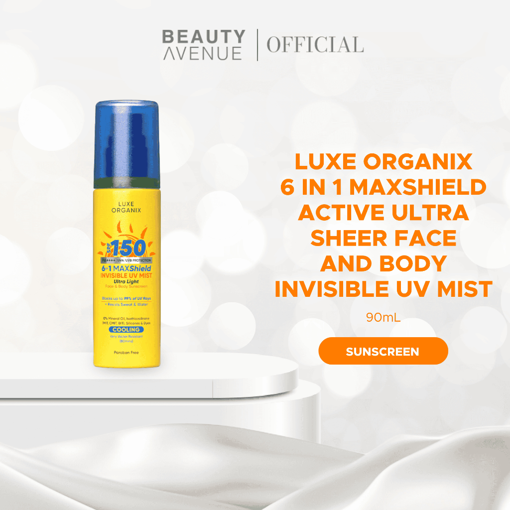 Luxe Organix 6 In 1 MAXShield Active Ultra Sheer Face and Body ...