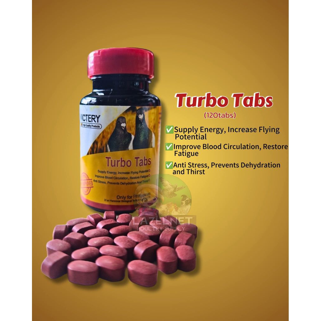 Turbo Tabs (120 pcs/ bottle) | Shopee Philippines