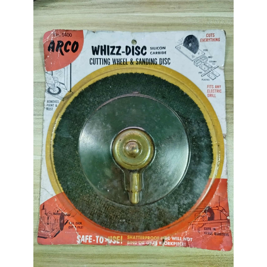 Japan Surplus Branded Arco Whizz-Disc Cutting Wheel & Sanding Disc ...