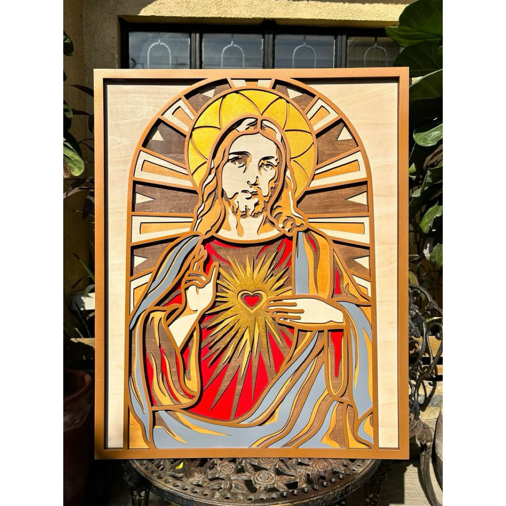 Sacred Heart of Jesus | Large and XL | Altar display | home | Shopee ...