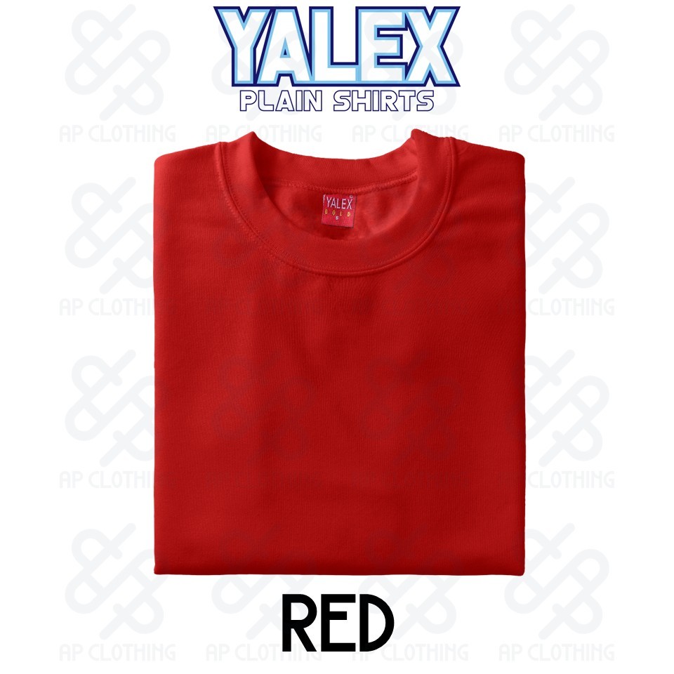 YALEX PLAIN SHIRT Red for Kids and Adults in Multiple Sizes and Colors ...
