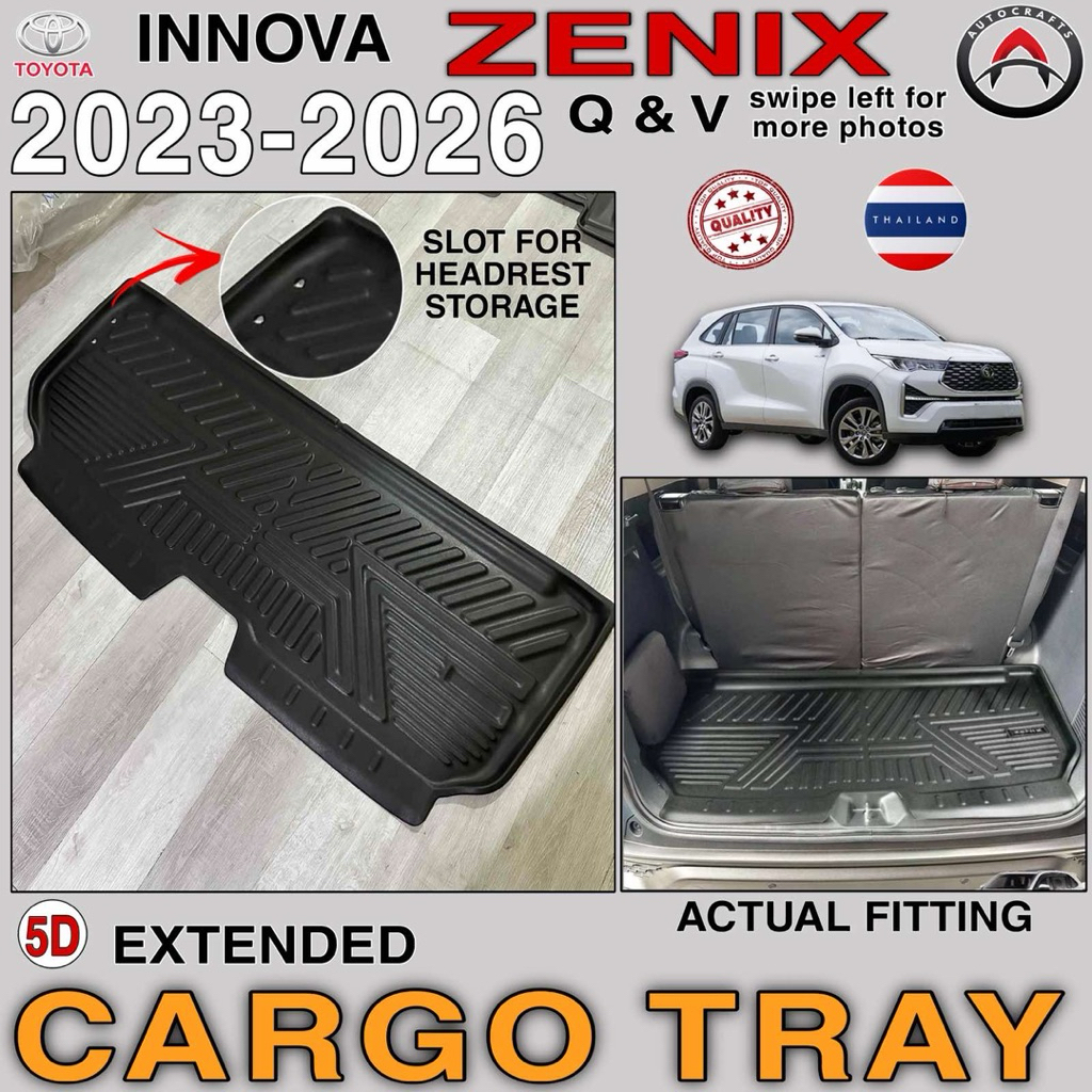 Toyota Innova Zenix 5D Cargo Tray Trunk Tray | Shopee Philippines