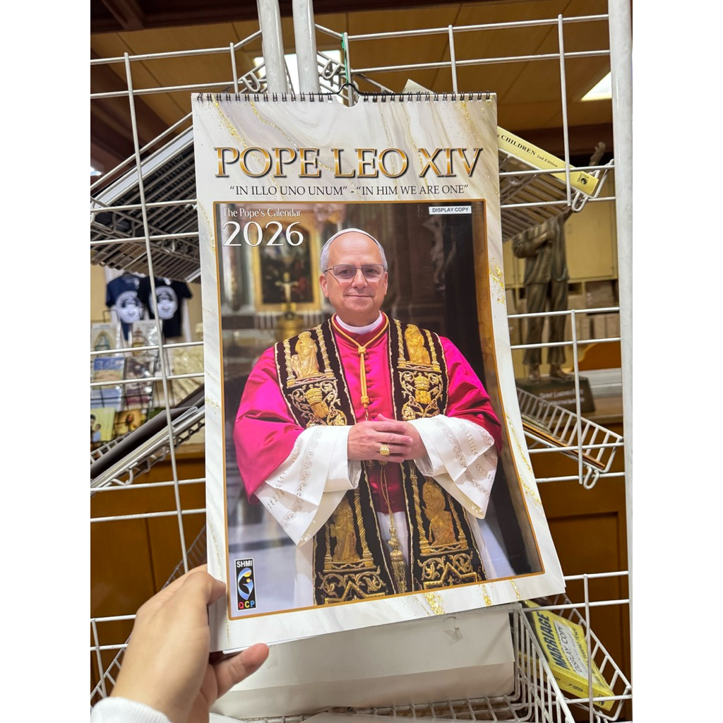 Pope Leo Xiv Wall Calendar 2026 Shopee Philippines