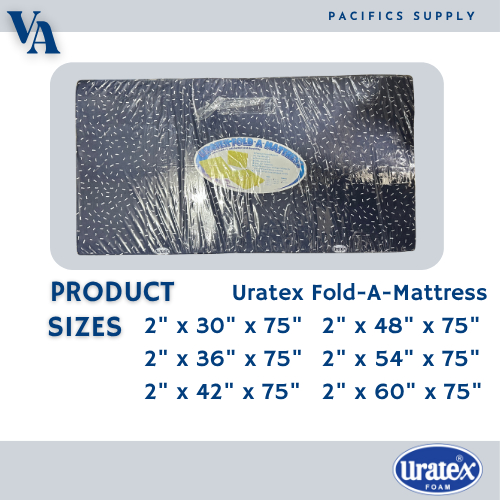 ORIGINAL Uratex Fold-A-Mattress 2 Inches thickness DURABLE HIGH QUALITY ...