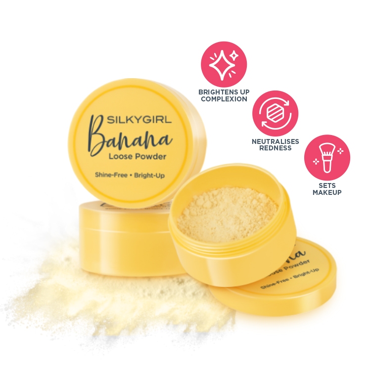 SILKYGIRL BANANA LOOSE POWDER - Bananas | Shopee Philippines