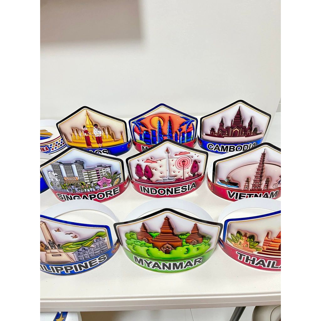 Asean United Nation Head Dress Costume DIY School Event | Shopee ...