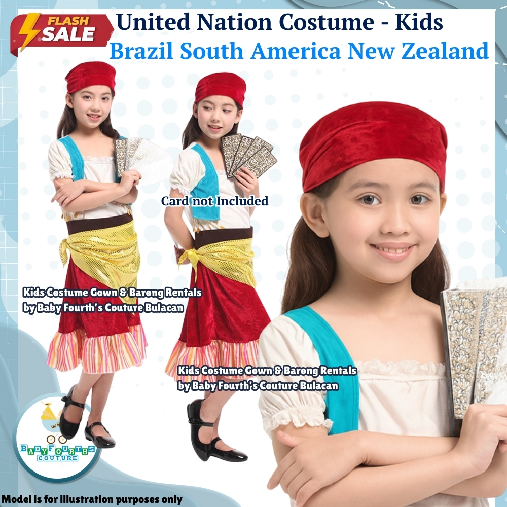 COD United Nation Brazil South America New Zealand Costume for Kids ...