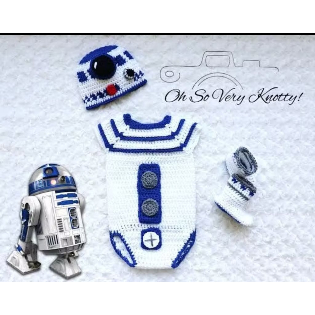 Starwars R2-d2 Crochet Costume Set | Shopee Philippines