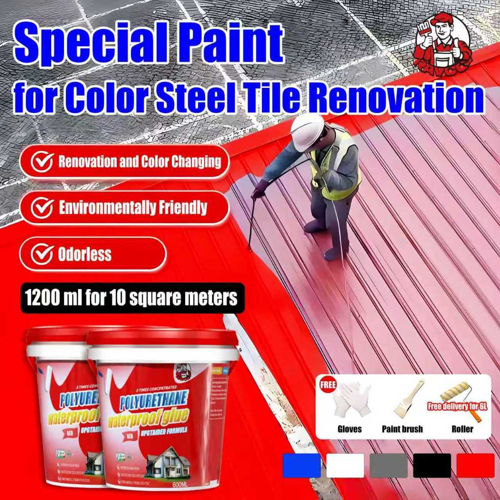 DAVOKO Super Waterproof Coating Waterproofing Paint Roofing Paint For ...