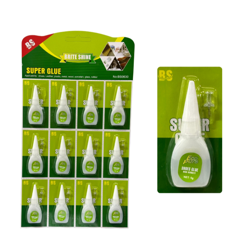 BS Super Glue - Adhesive Shoe Glue Super Multi Purpose Repair Glue Net 5g sold per 4pc and 12pc ...