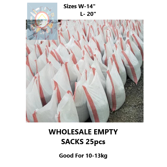Brand New 25pcs Empty Sack Wholesale 36cmx51cm Good for 10-13kg Bistay ...