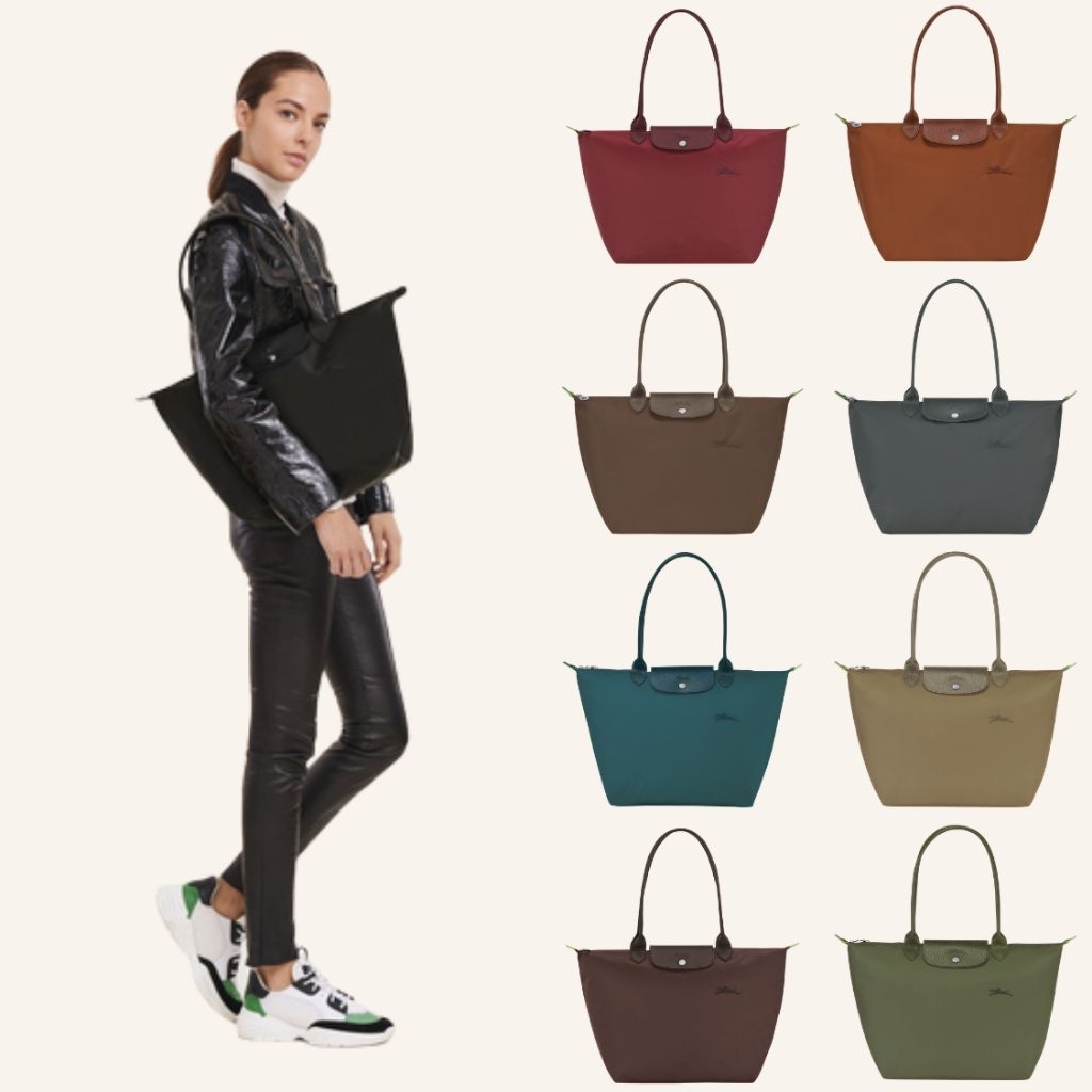 LONGCHAMP | Le Pliage Tote Bags Green Series | Shopee Philippines