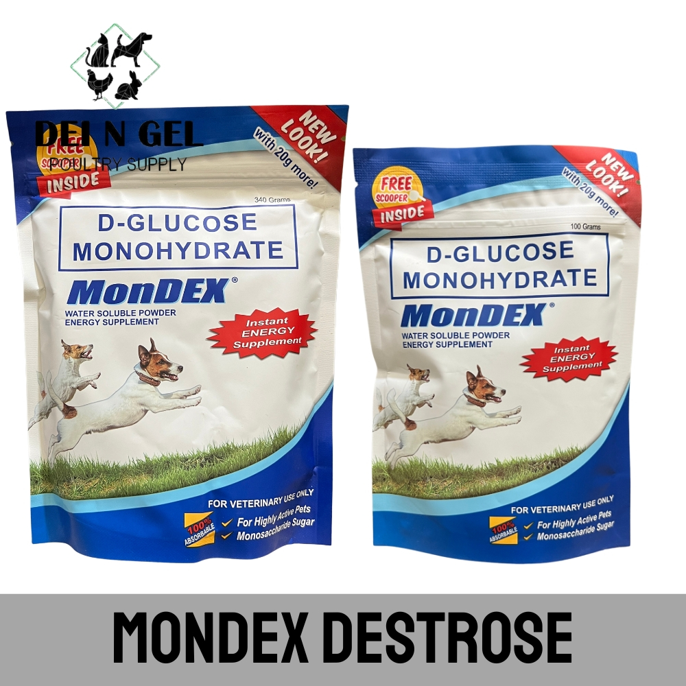1 PACK MONDEX DEXTROSE POWDER FOR ANIMALS (CHOOSE SIZE) | Shopee ...