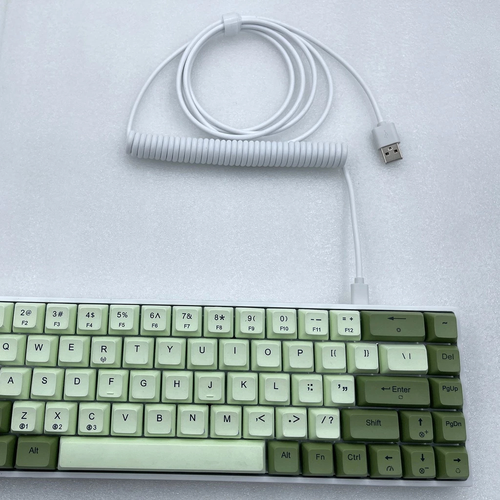 Mechanical Keyboard Custom Coiled Cable Wire GH60 Aviator USB Type C ...