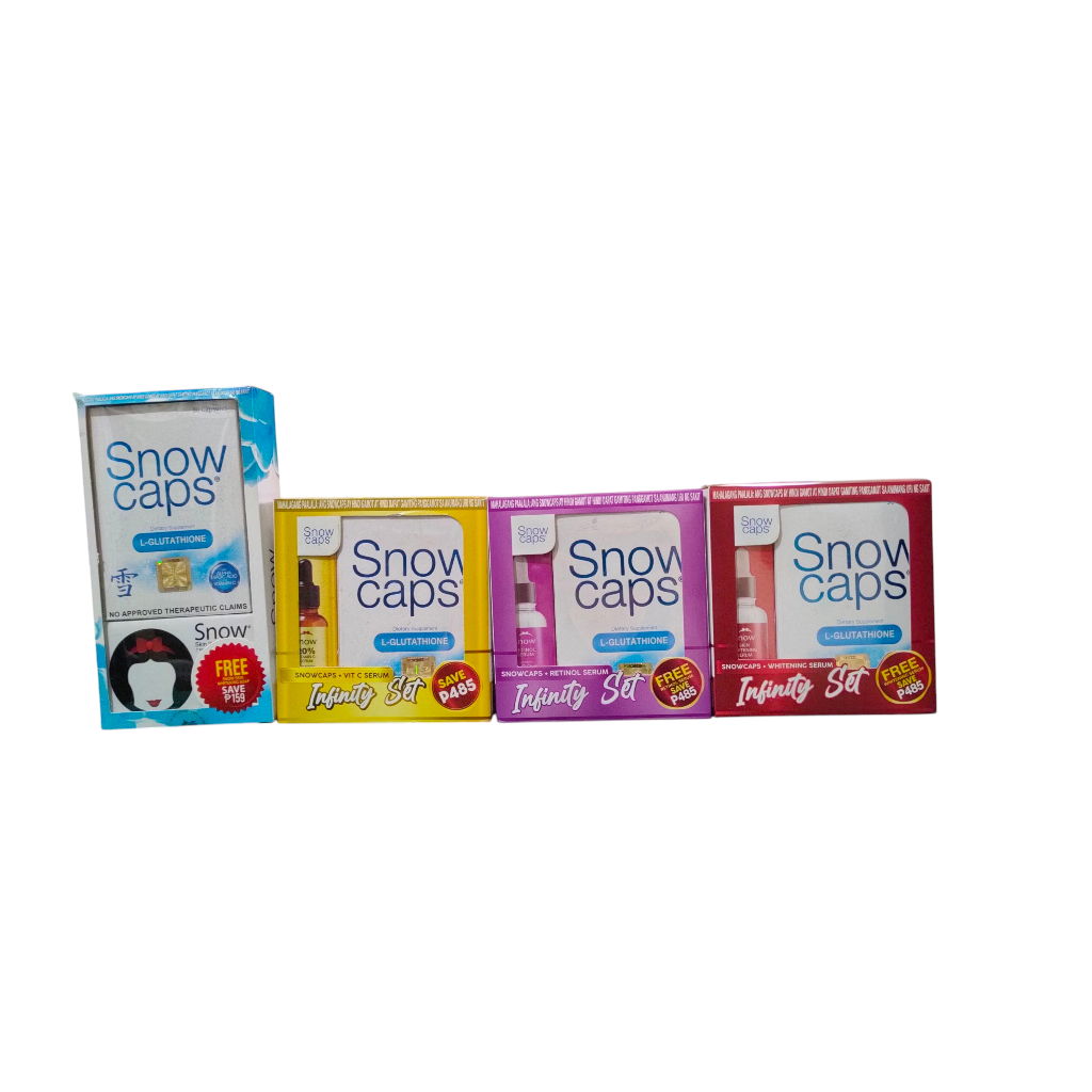 Snowcaps Snow Caps Glutathione Whitening Capsules 1 Set | Shopee ...