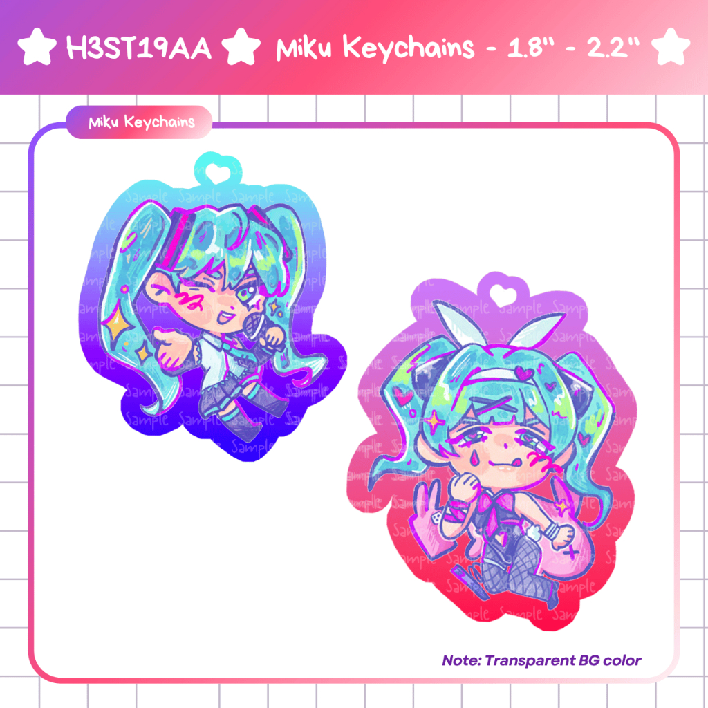 Miku Keychains by H3st19aa | Shopee Philippines