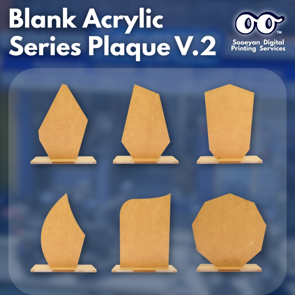 Acrylic Plaque Clear V.2 (3mm) | Shopee Philippines