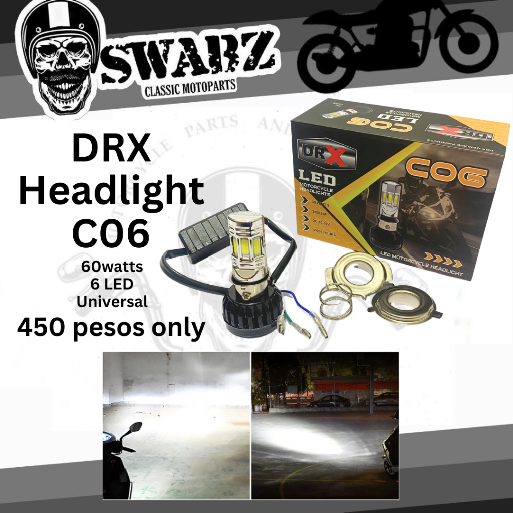 DRX C03 & C06 Headlight Universal | Shopee Philippines