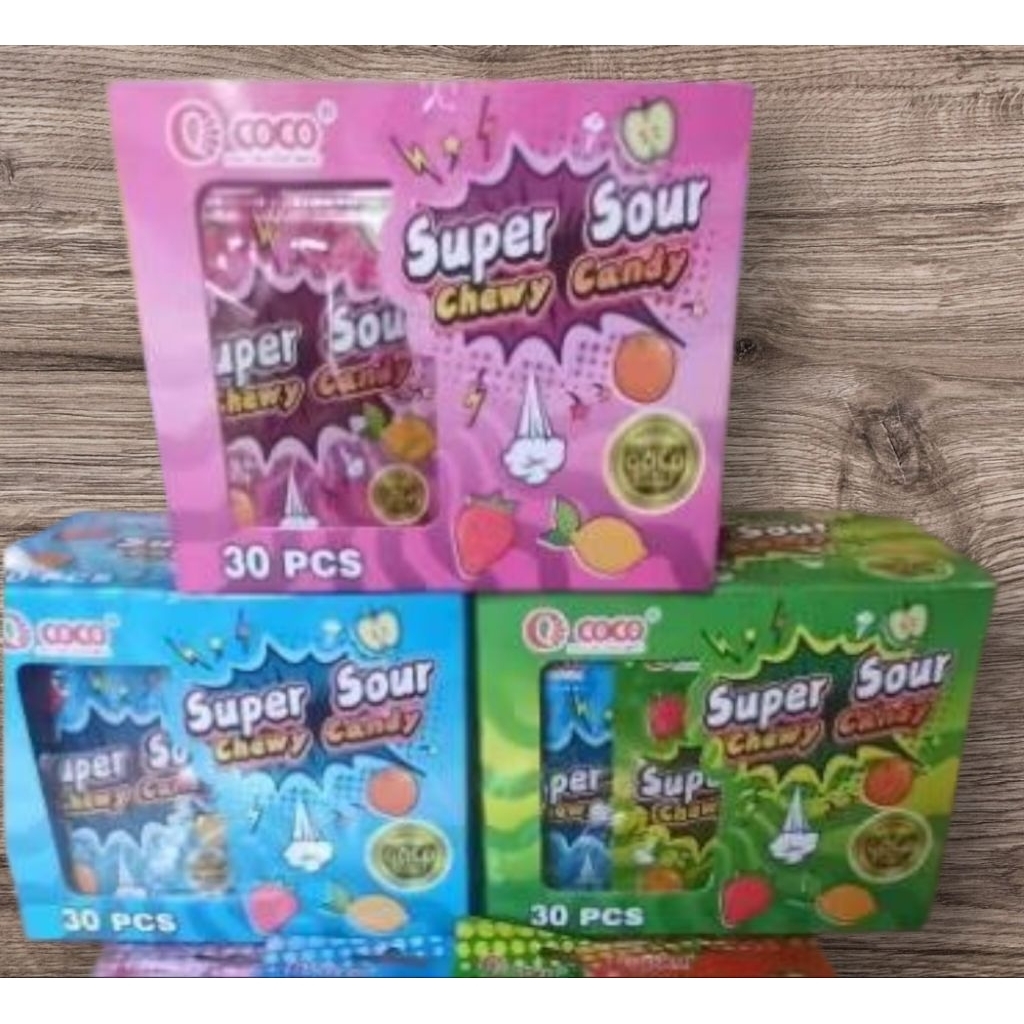 Coco Super Sour Candy 30pcs | Shopee Philippines