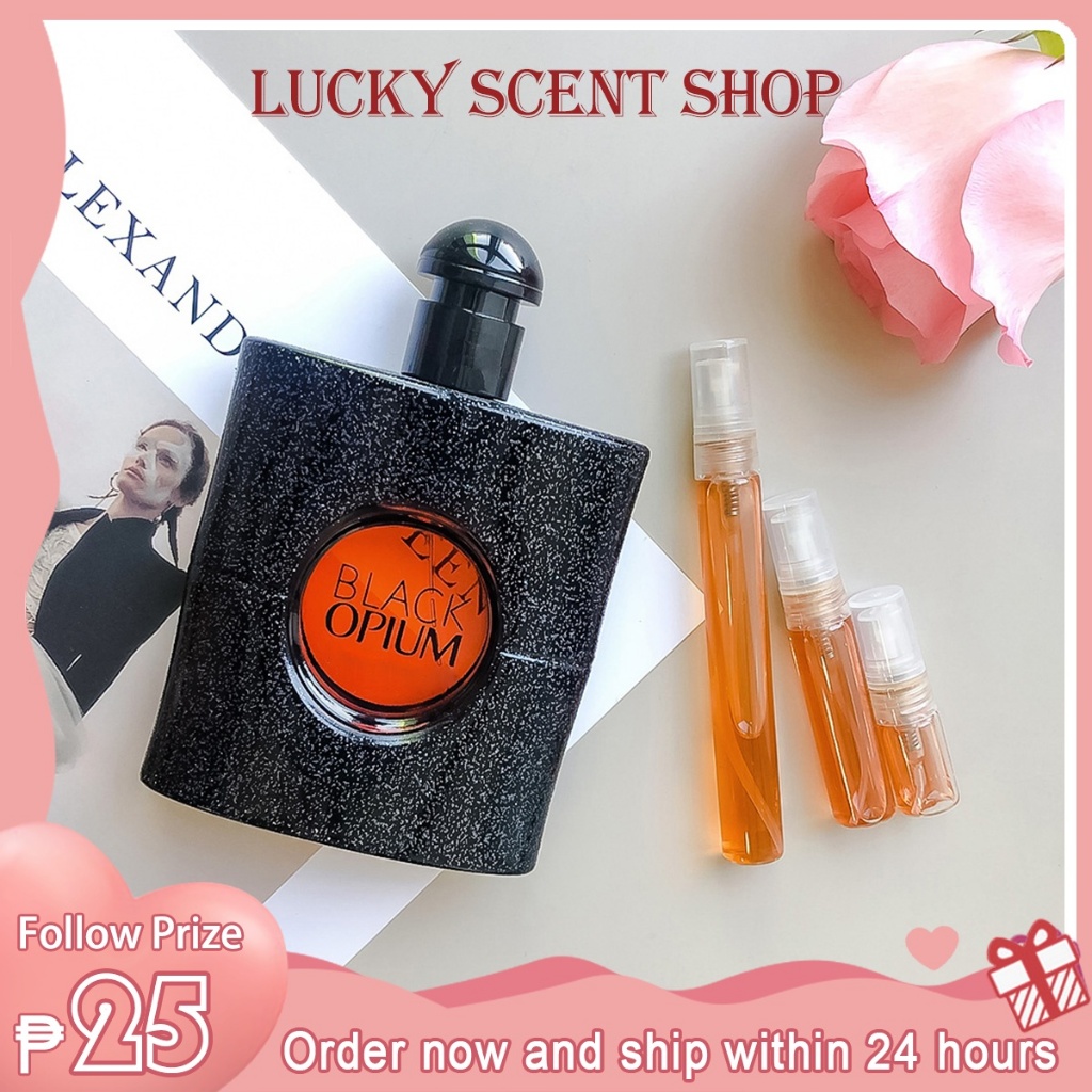 【Fast delivery】Black Opium EDP 2ml/5ml/10ml Portable perfume authentic ...