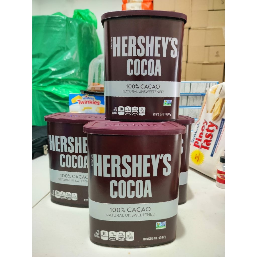 HERSHEY'S COCOA 100% Natural Unsweetened 652 grams | Shopee Philippines
