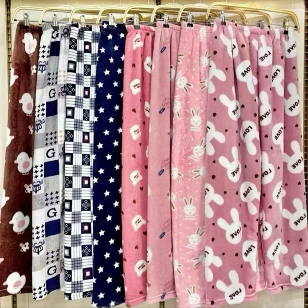 BUNDLE Kumot Pajama (3PCS) Pants Sleepwear Random Print Style Pjs Daily ...