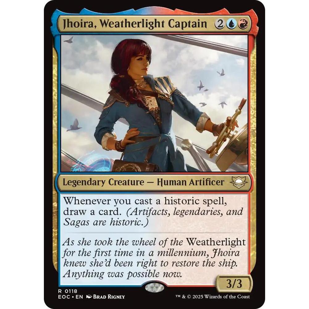 Jhoira, Weatherlight Captain - Commander: Edge of Eternities (EOC ...