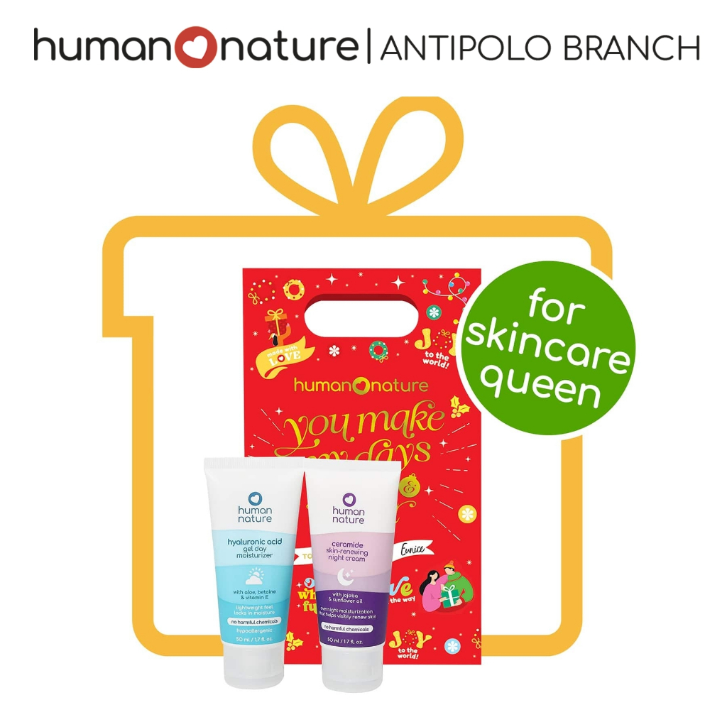 Human Nature Moisture Duo (Hyaluronic Acid Gel Day Moisturizer ...