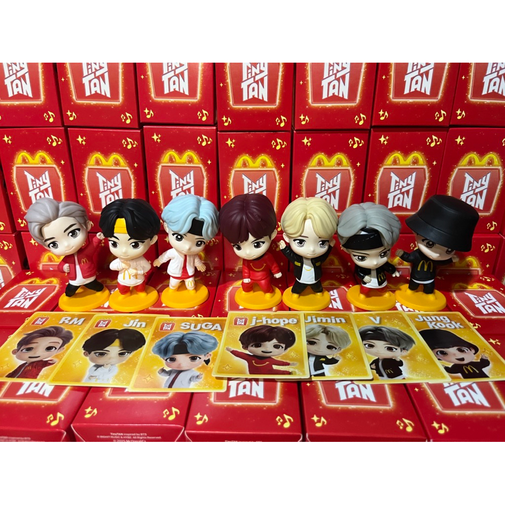 McDonald's BTS X TinyTan Encore Edition Happy Meal Toys | Shopee ...