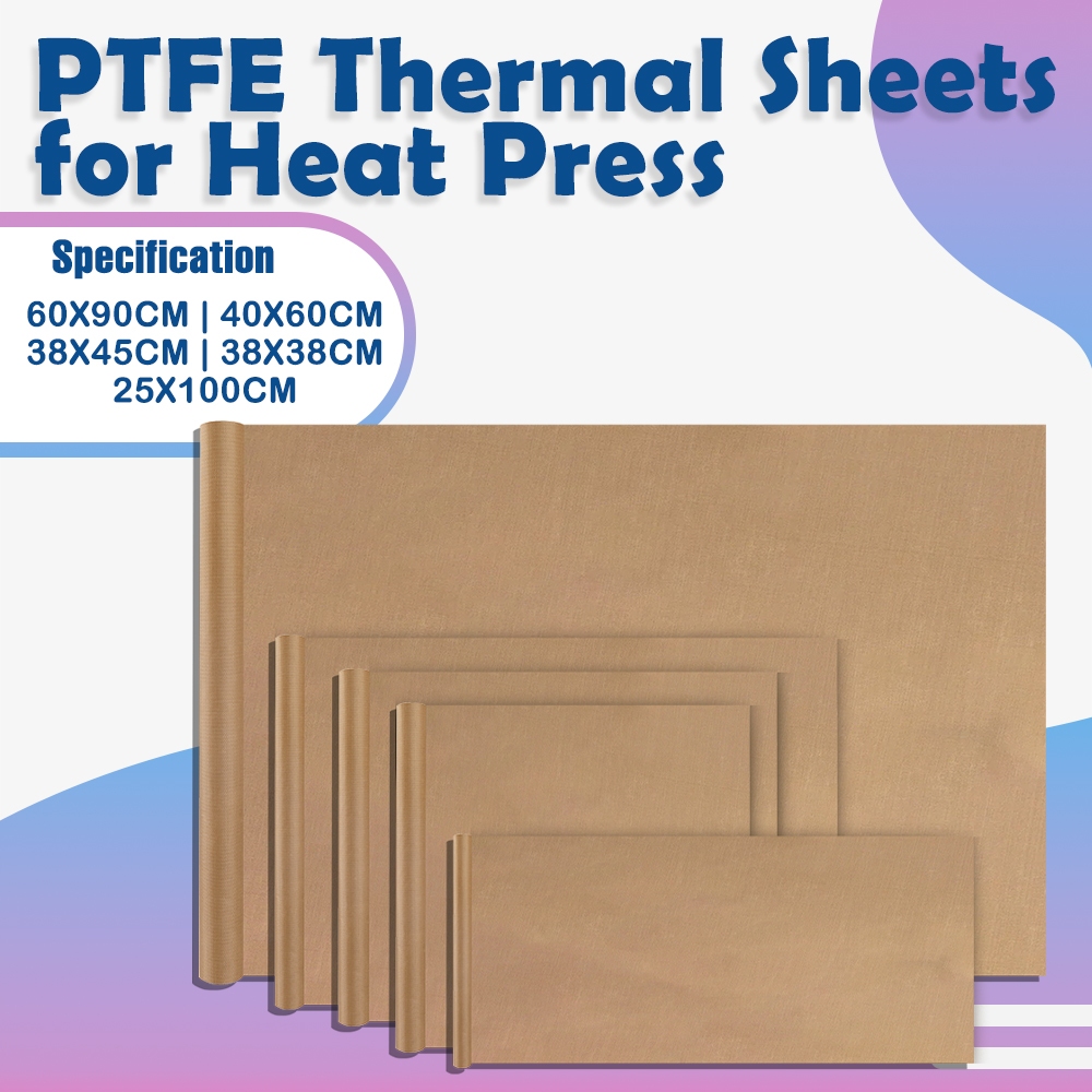 PTFE Heat Thermal Sheet for Heat Press | Shopee Philippines