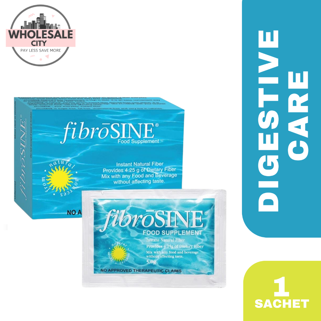 FIBROSINE Powder Unflavored 5g Sold Per Piece | Shopee Philippines