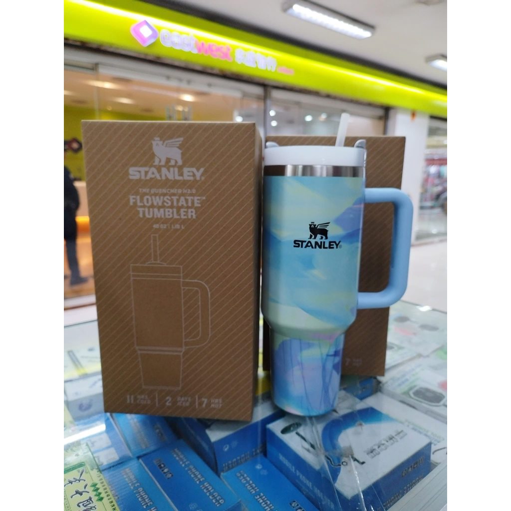 Flowstate 40 oz Tumbler - Polar Swirl Stanley Adventure Quencher H2.0 ...