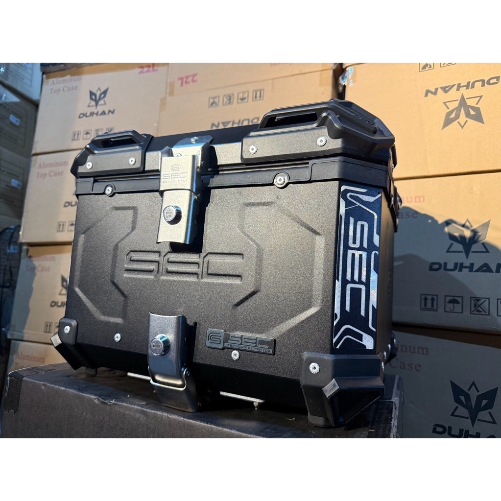 SEC , DUHAN , AND HNJ ALLOY BOX 45L AND 55L WITH BACKREST | Shopee ...