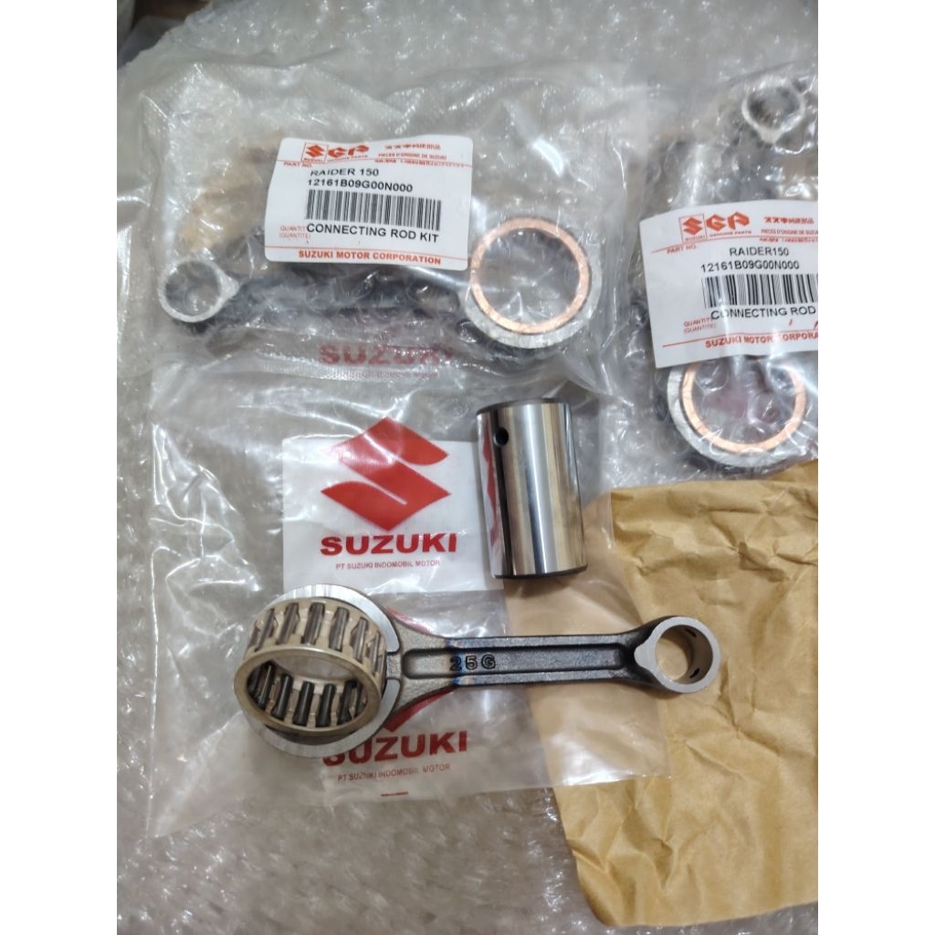 Genuine Conecting Rod Assembly For Suzuki Raider 150 carb type complete ...