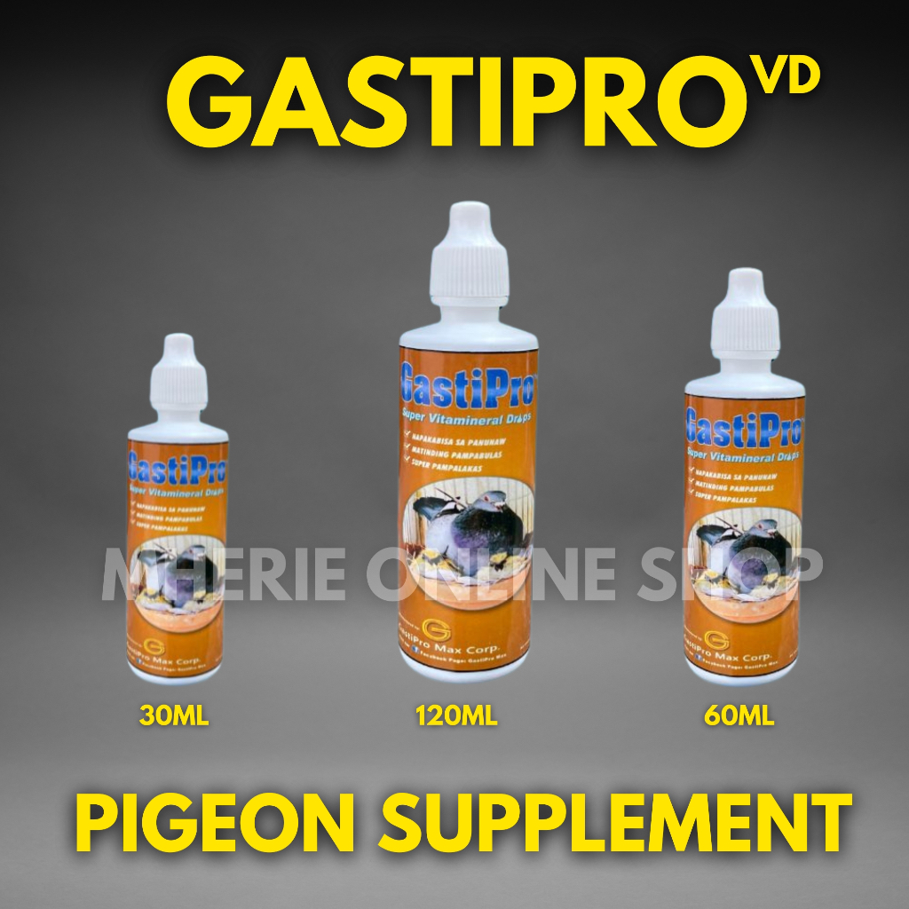 GastiPro VD drops for Pigeons (30ml, 60ml, 120ml) | Shopee Philippines