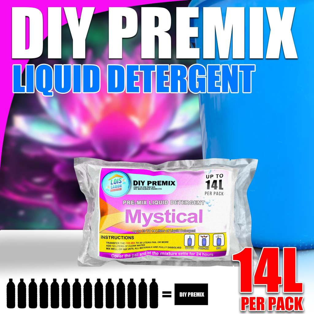LOIS Pre-Mix Liquid Detergent DIY | Powerful Stain Remover & Laundry ...