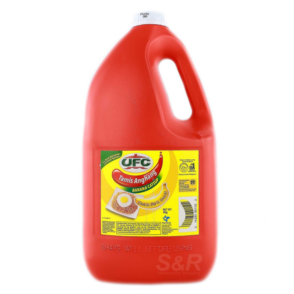 UFC Tamis Anghang Banana Ketchup 4kg | Shopee Philippines