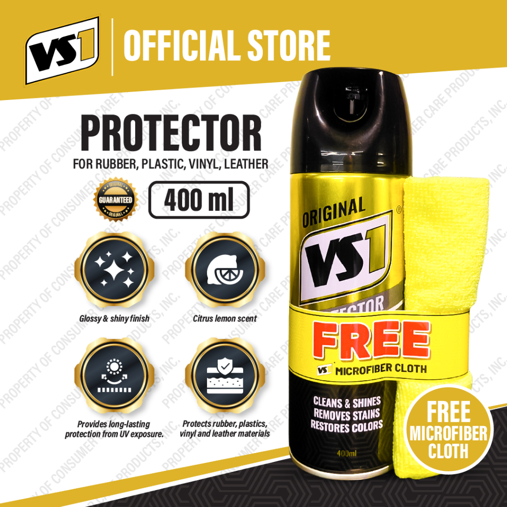 VS1 Protector 400ml with Microfiber towel | Shopee Philippines