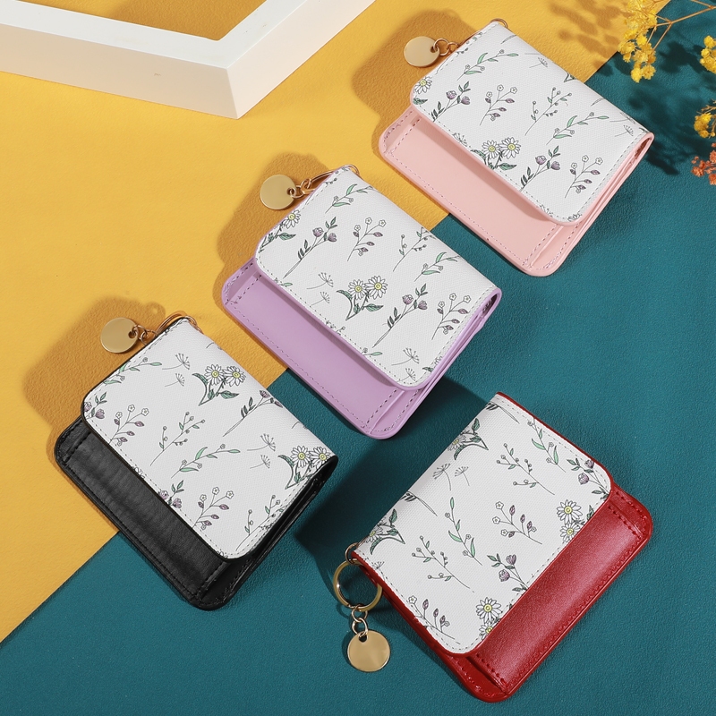 【HIGH END】Fashion Sweet Women Wallet Foldable Multifunctional ...