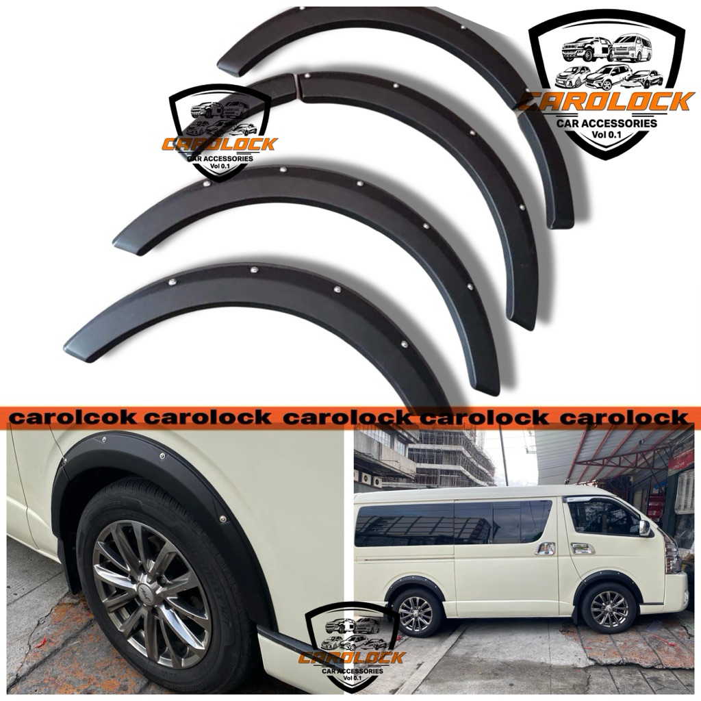 Toyota Hiace Commuter GL Grandia Decontent 2008 - 2026 Fender Flare ...