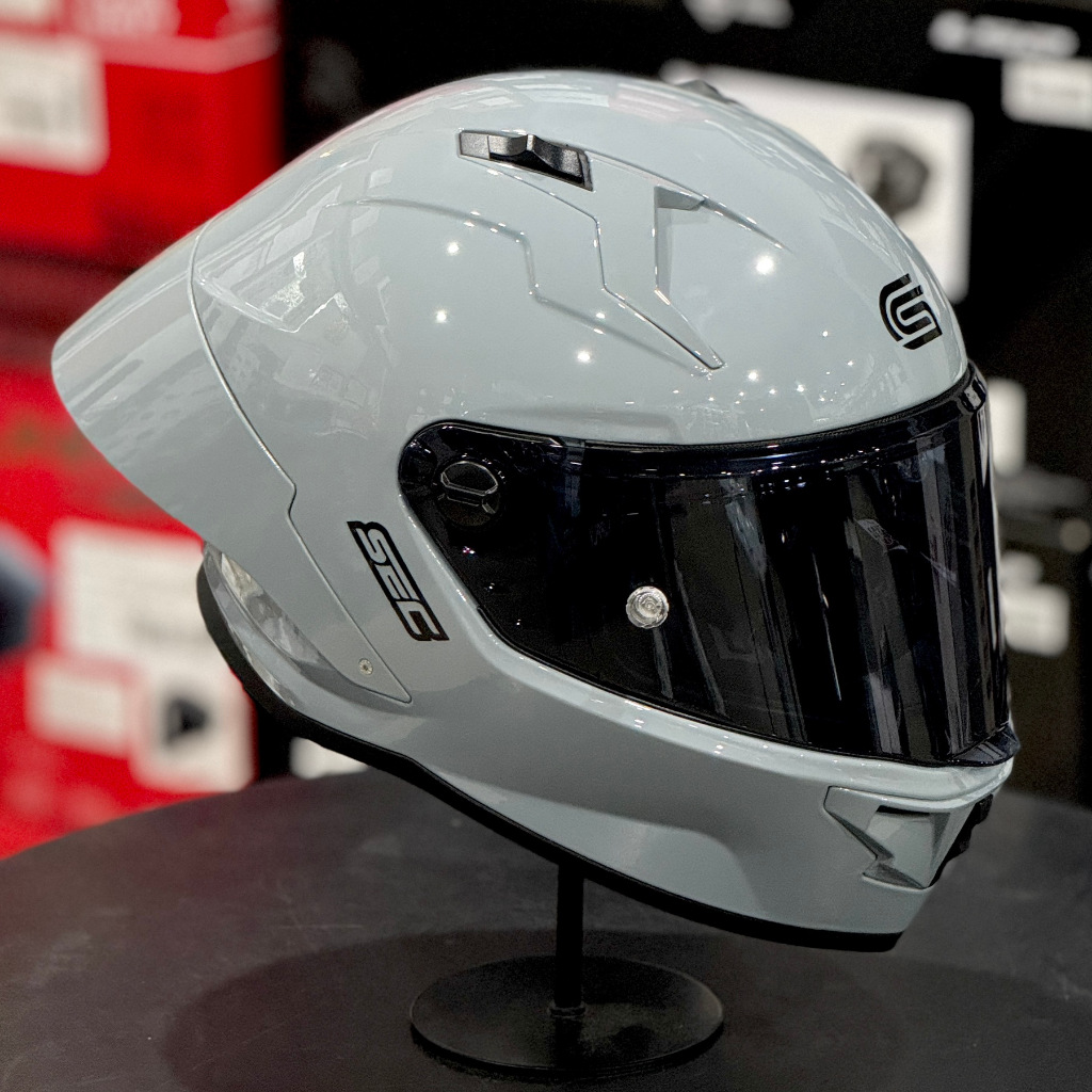 SEC Zephyr Full Face Single Visor Helmet for Motorcycle (Free Clear ...