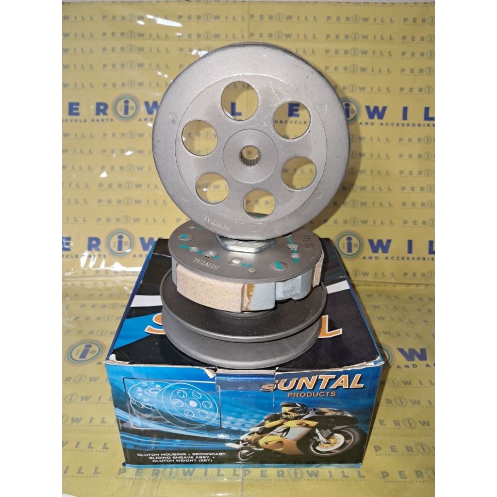 Suntal torque drive assembly with clutch assembly and bell for sporty ...