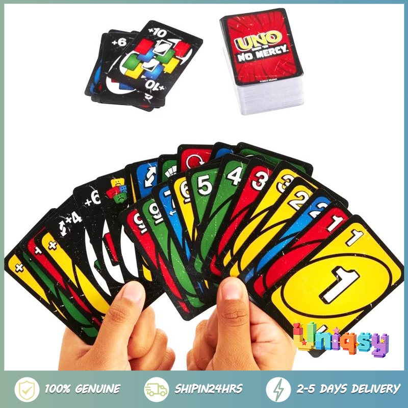 UNO no mercy Card Game Paper Box Thick There Are 2 Types To Choose From ...